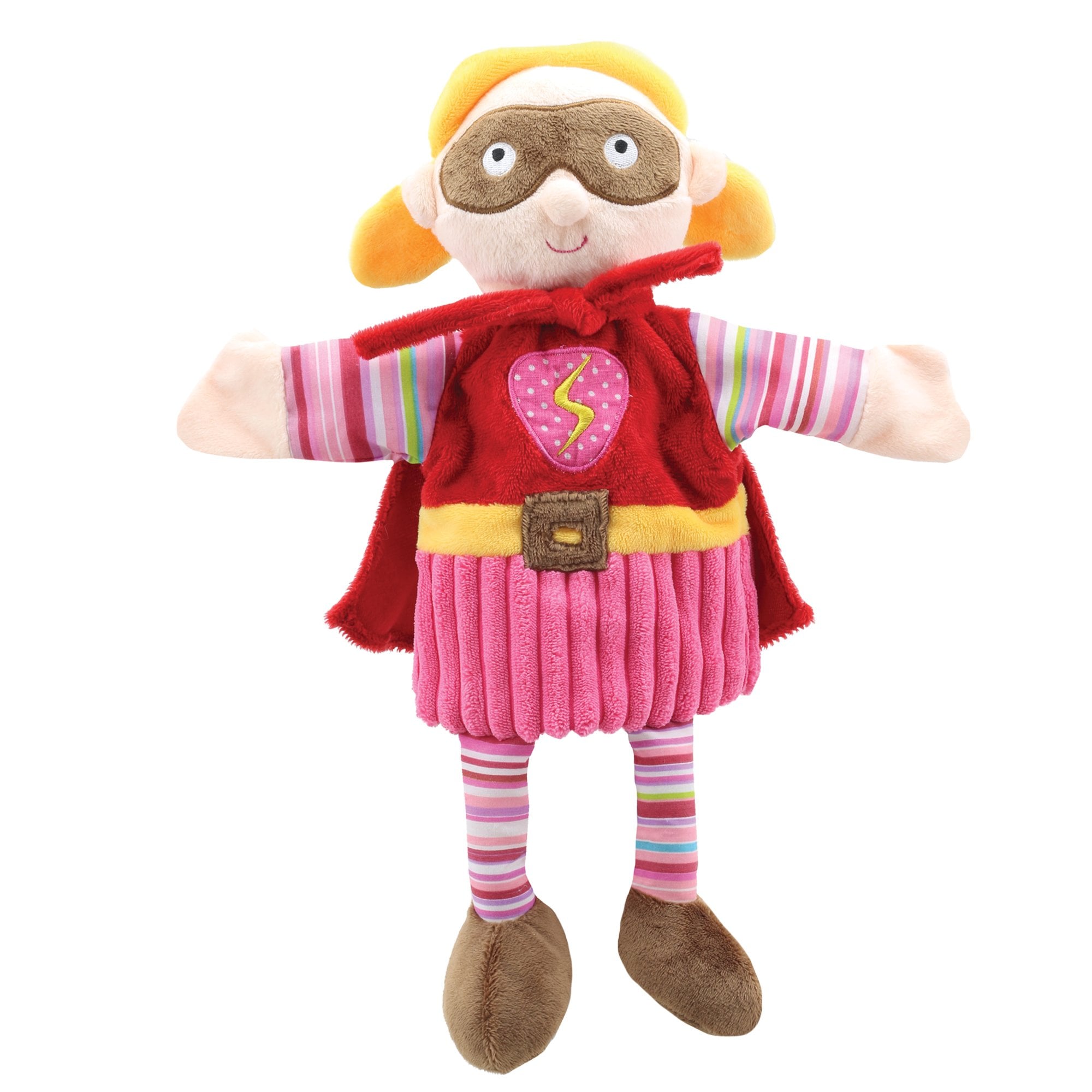 Superhero Hand Puppet In Pink | Learning Space Solutions