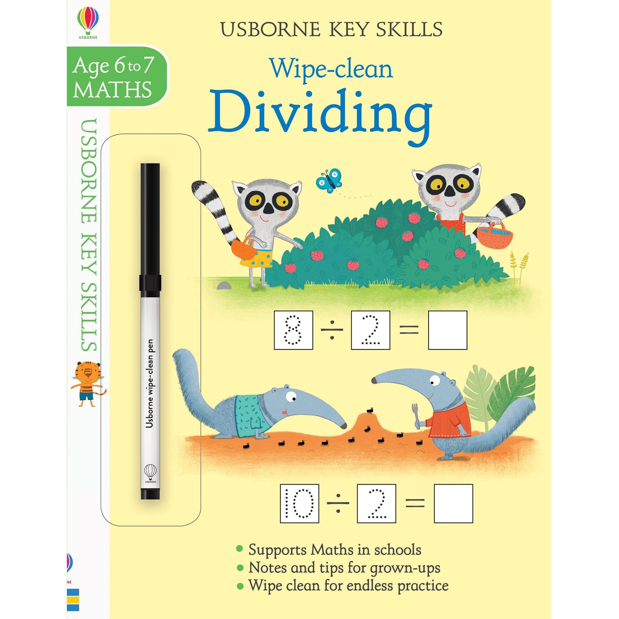 Wipe-clean Dividing Book | Eduspace Supplies
