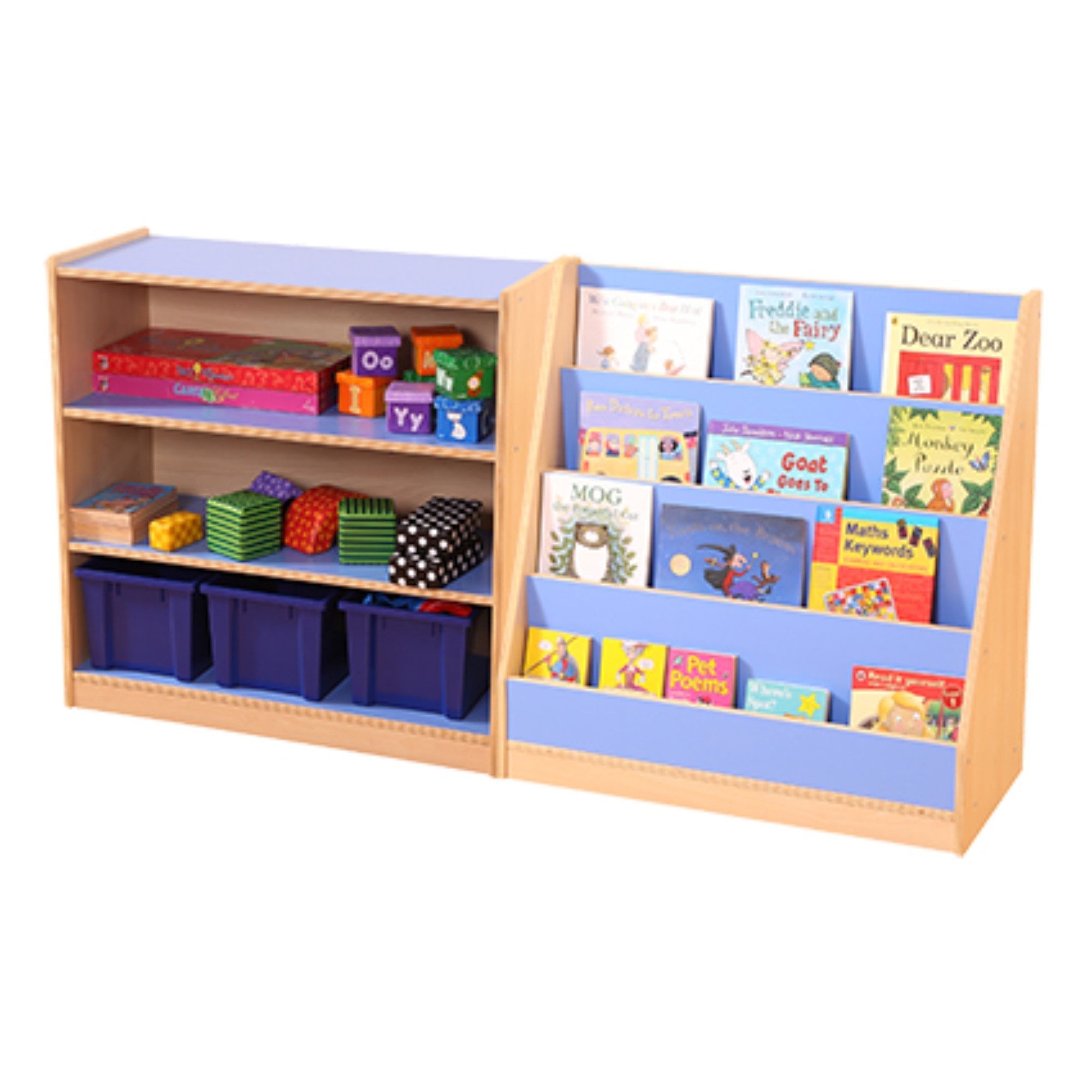 3 Shelf Bookcase – Green | Eduspace Supplies