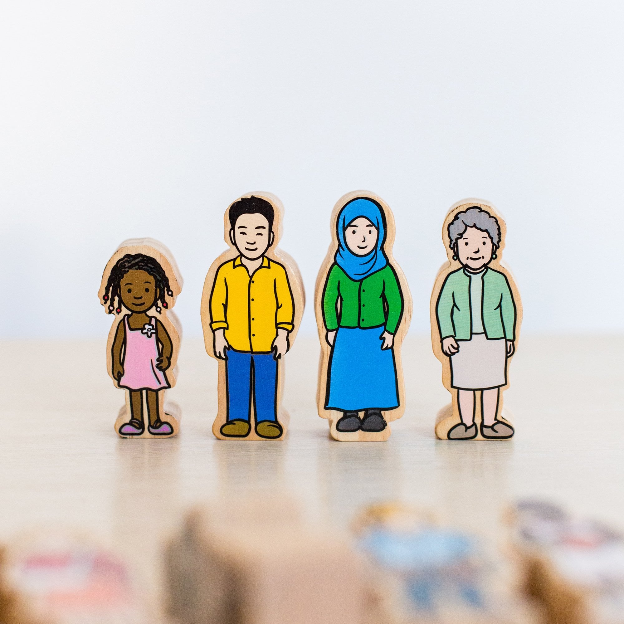Wooden People Set | Eduspace Supplies