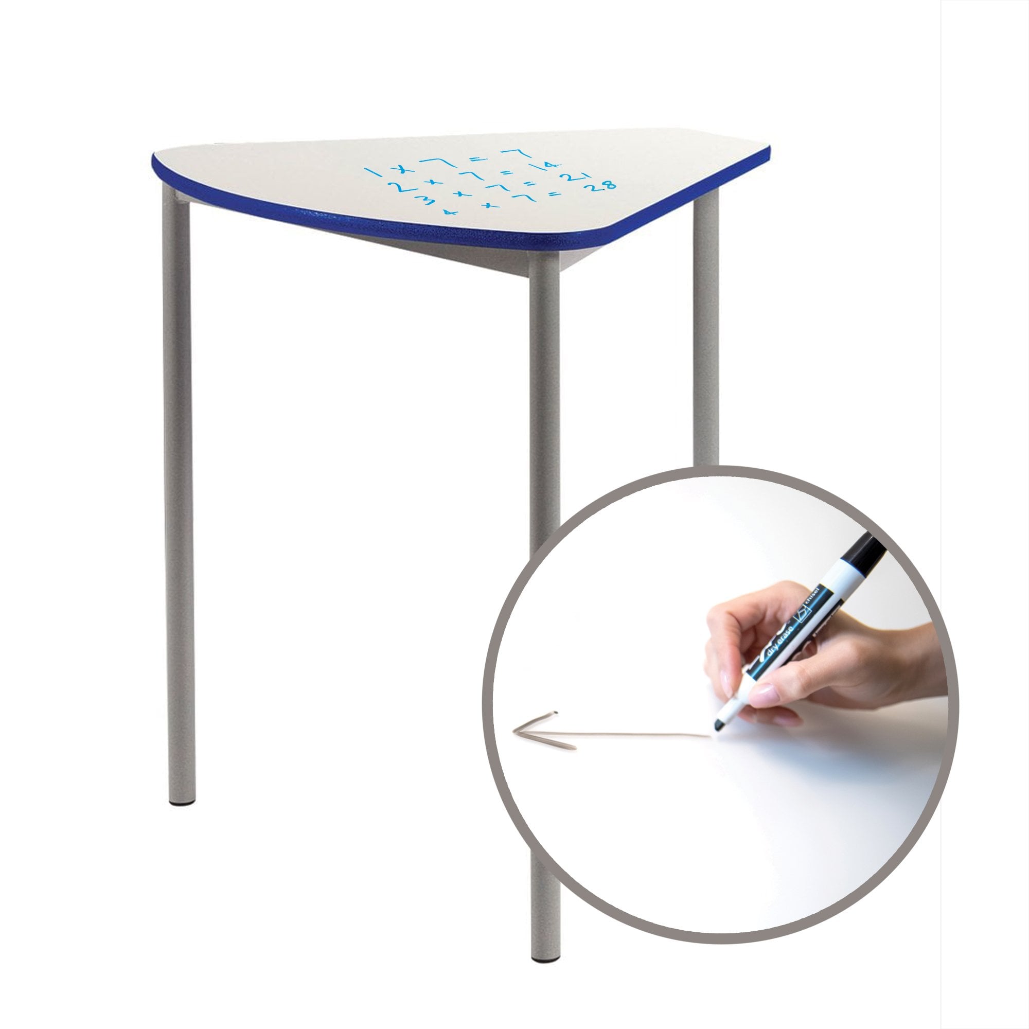 Segga Whiteboard Table Size 1 Charcoal Edge Pack Of 2 | Eduspace Supplies