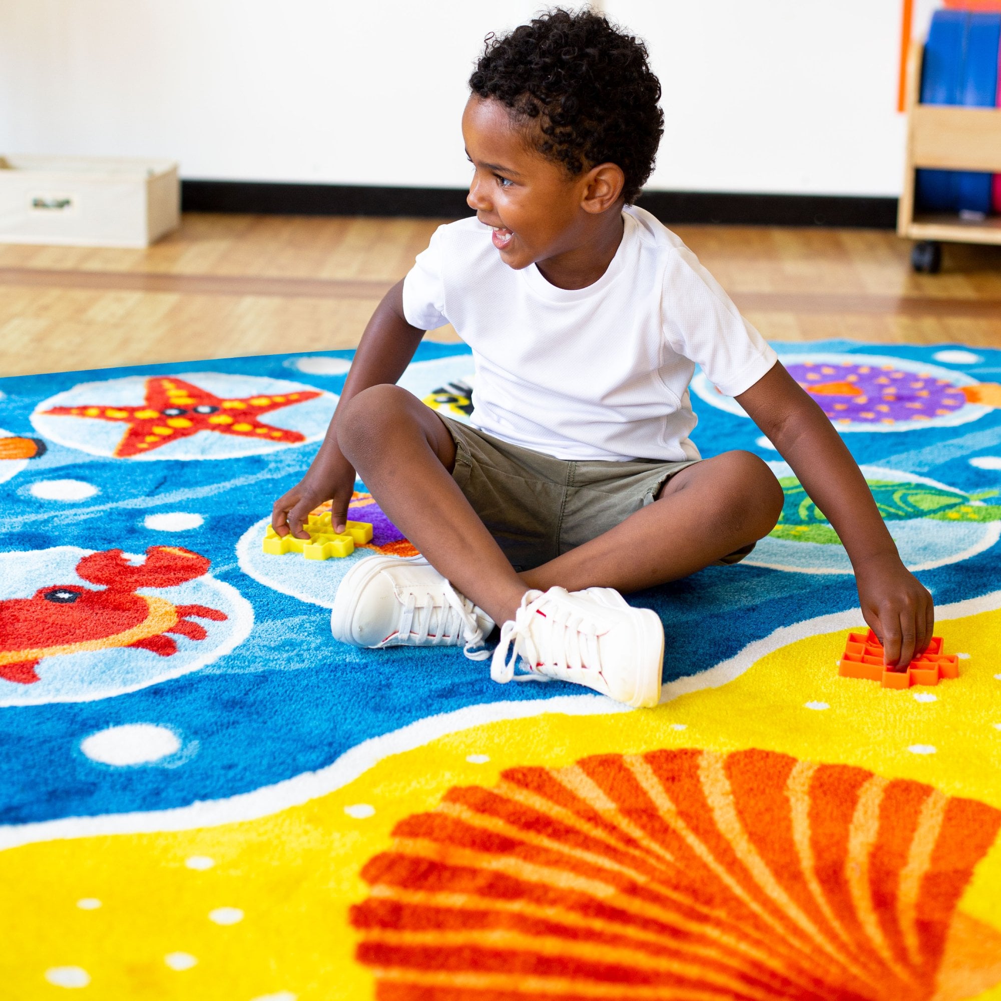 Under The Sea Corner Placement Carpet | Eduspace Supplies