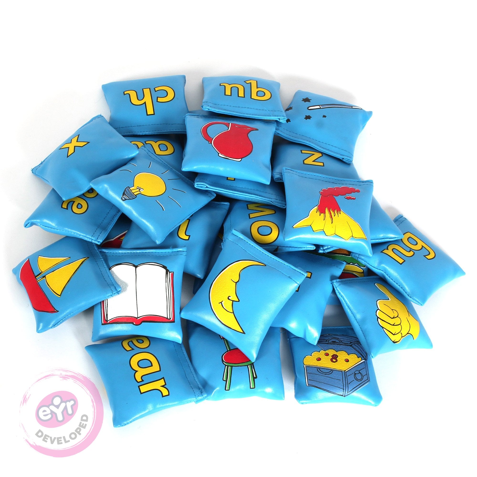 Phase 2 Phonics Bean Bags – Set Of 23 | Eduspace Supplies