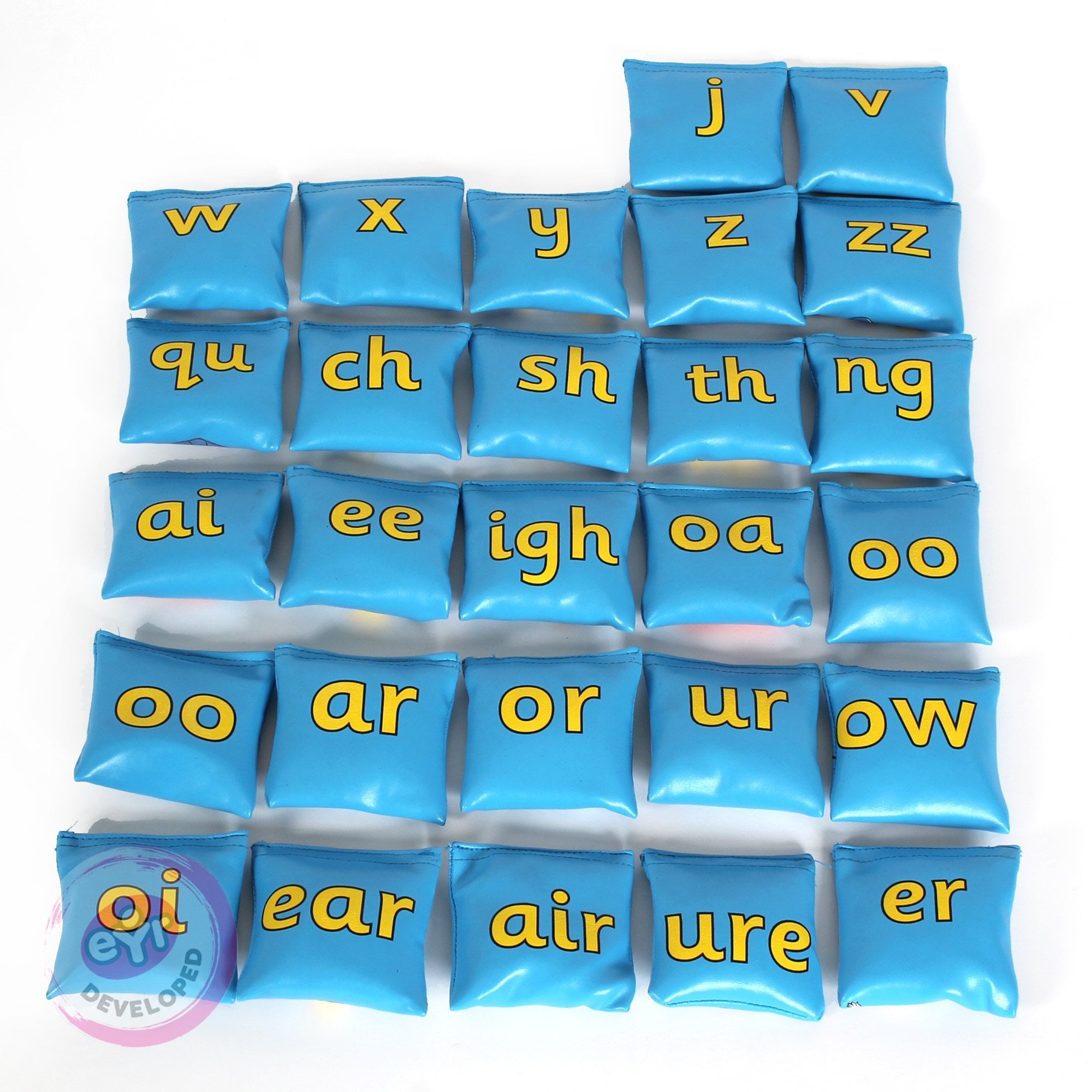 Phase 2 Phonics Bean Bags – Set Of 23 | Eduspace Supplies