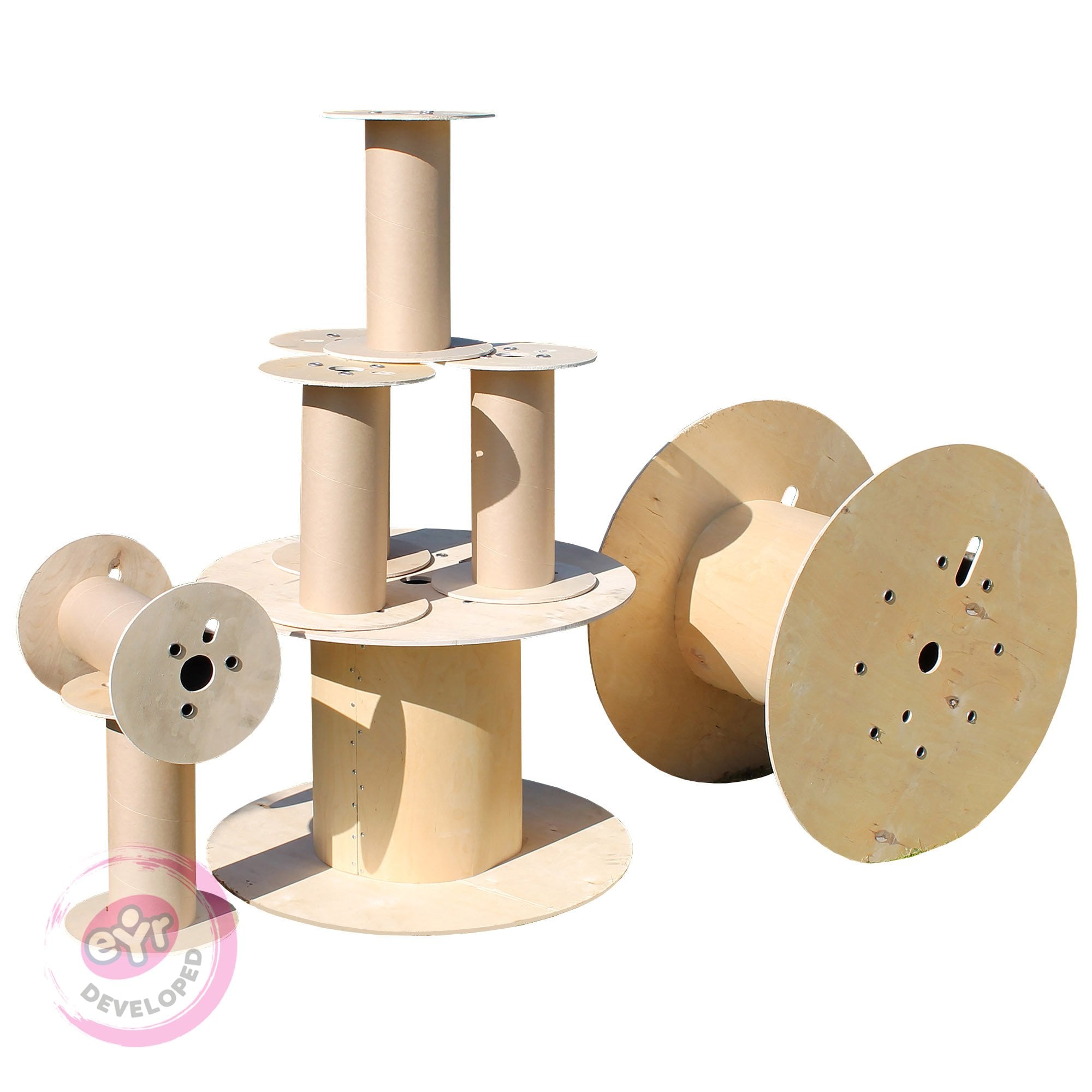 Wooden Reels 8 Pack | Eduspace Supplies