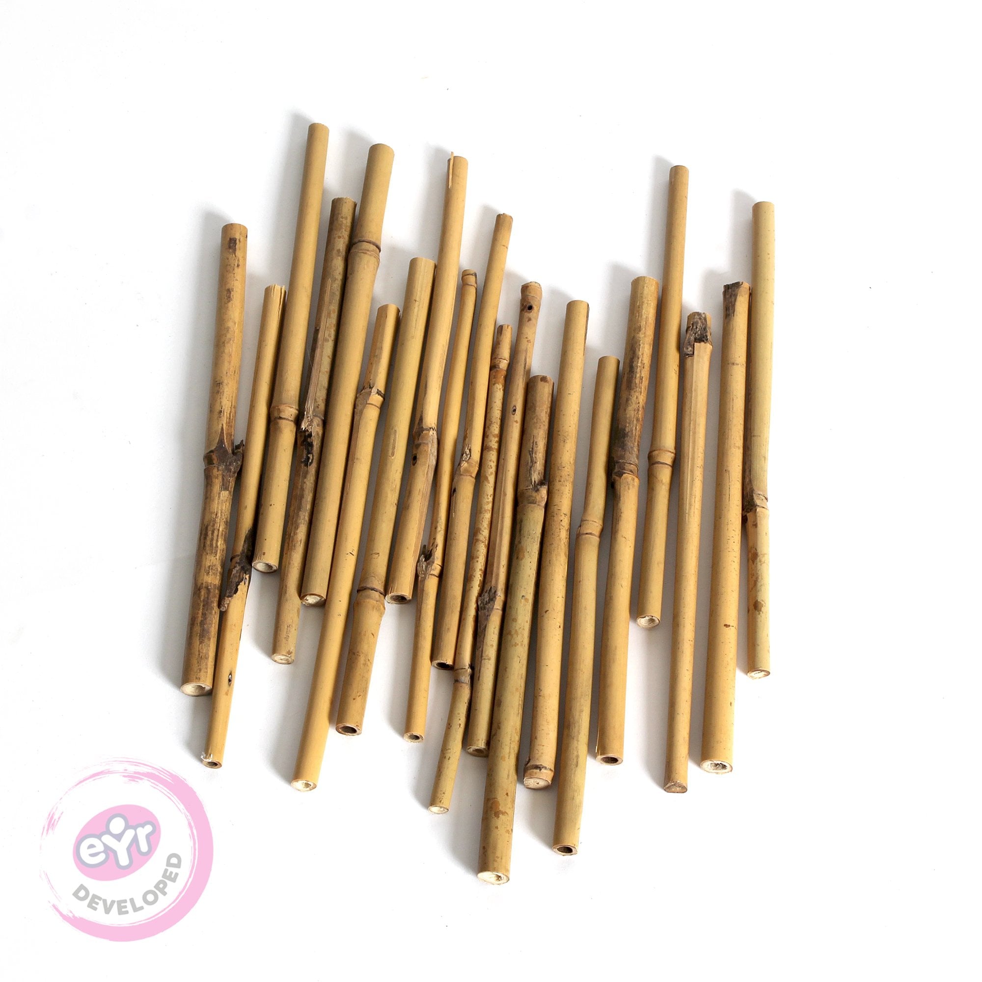 Thin Bamboo Sticks – 20 Pack | Eduspace Supplies