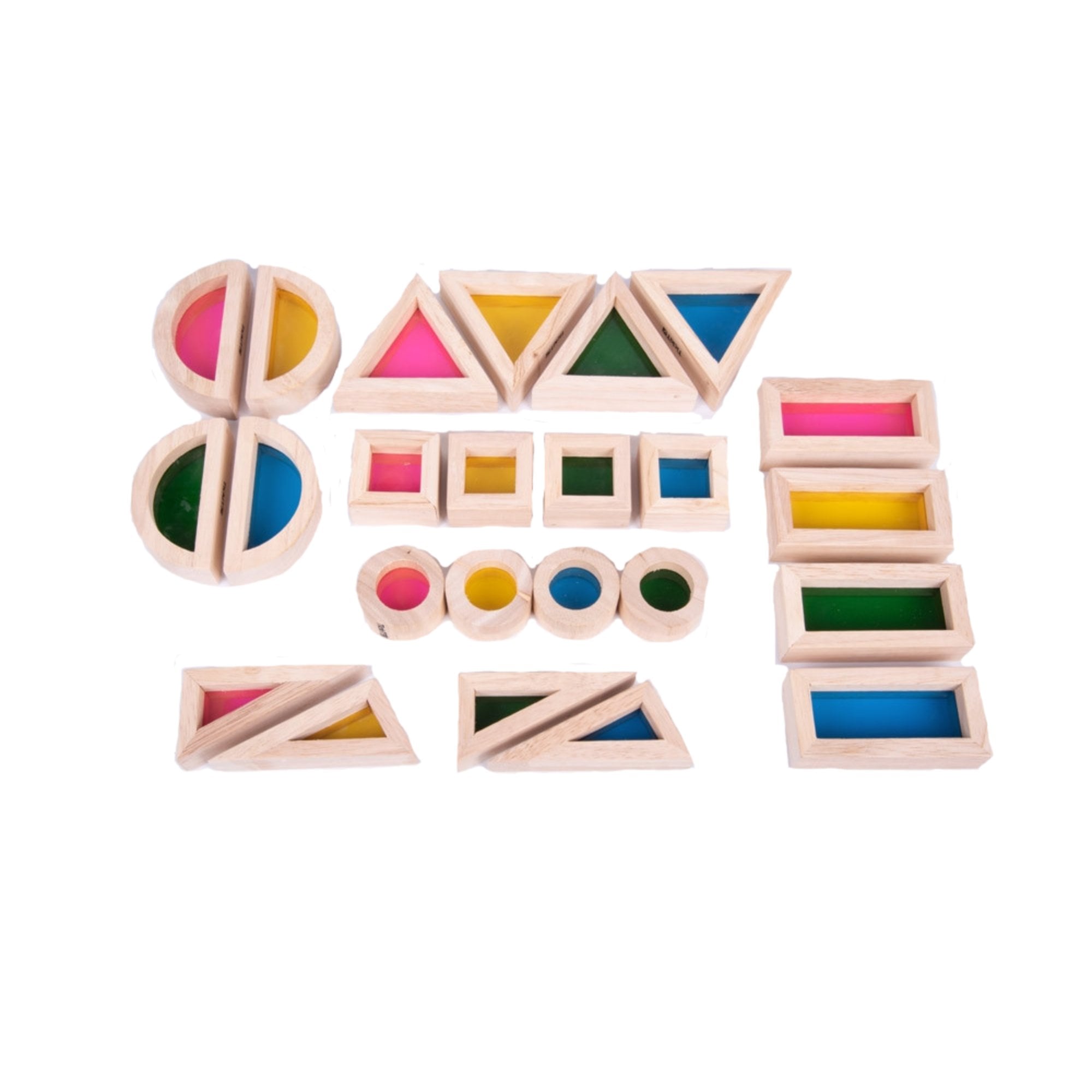 TickiT Rainbow Blocks Building Set 24pc | Eduspace Supplies