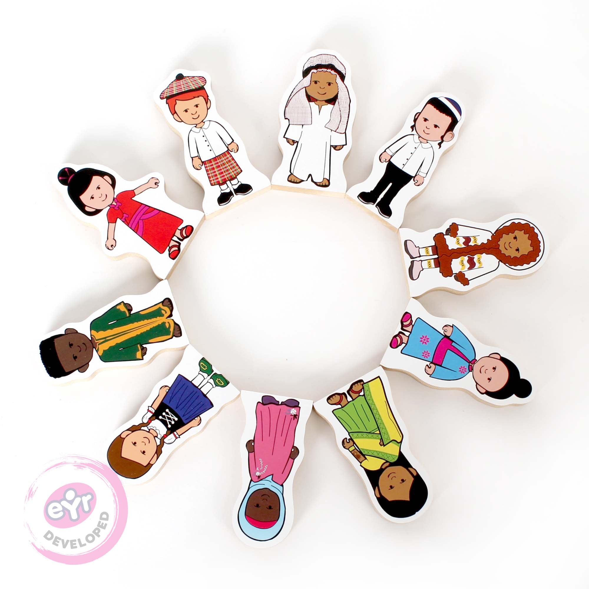 Wooden Children Around The World | Eduspace Supplies
