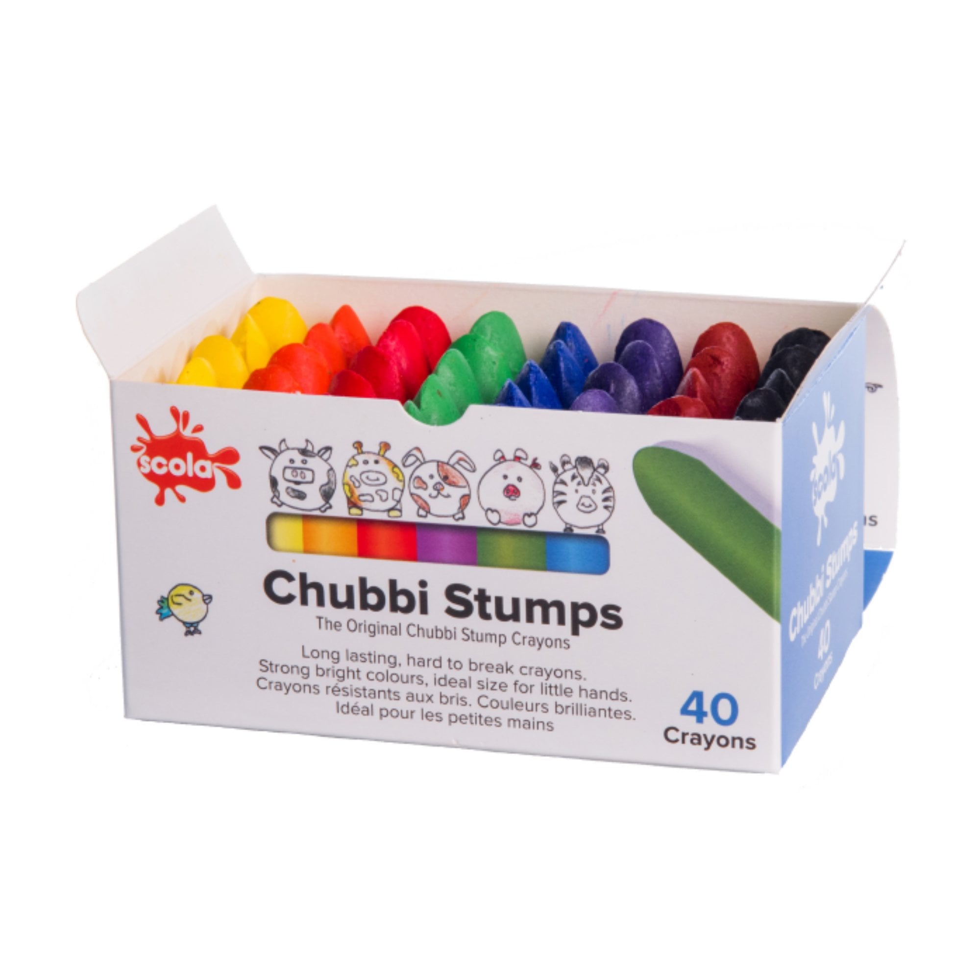 Chubby Crayons Box Of 40 | Eduspace Supplies