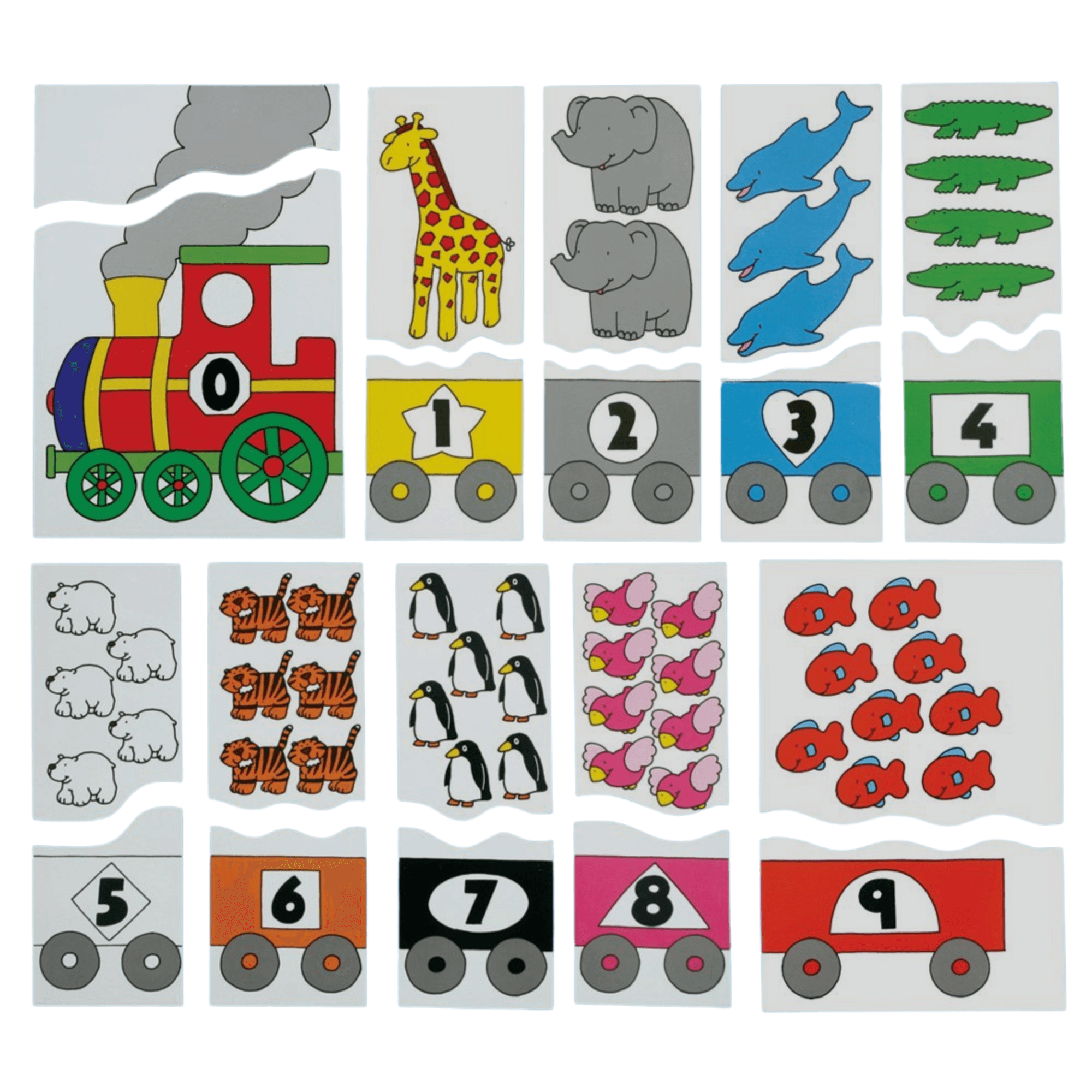 Number Train Jigsaw Puzzle | Eduspace Supplies