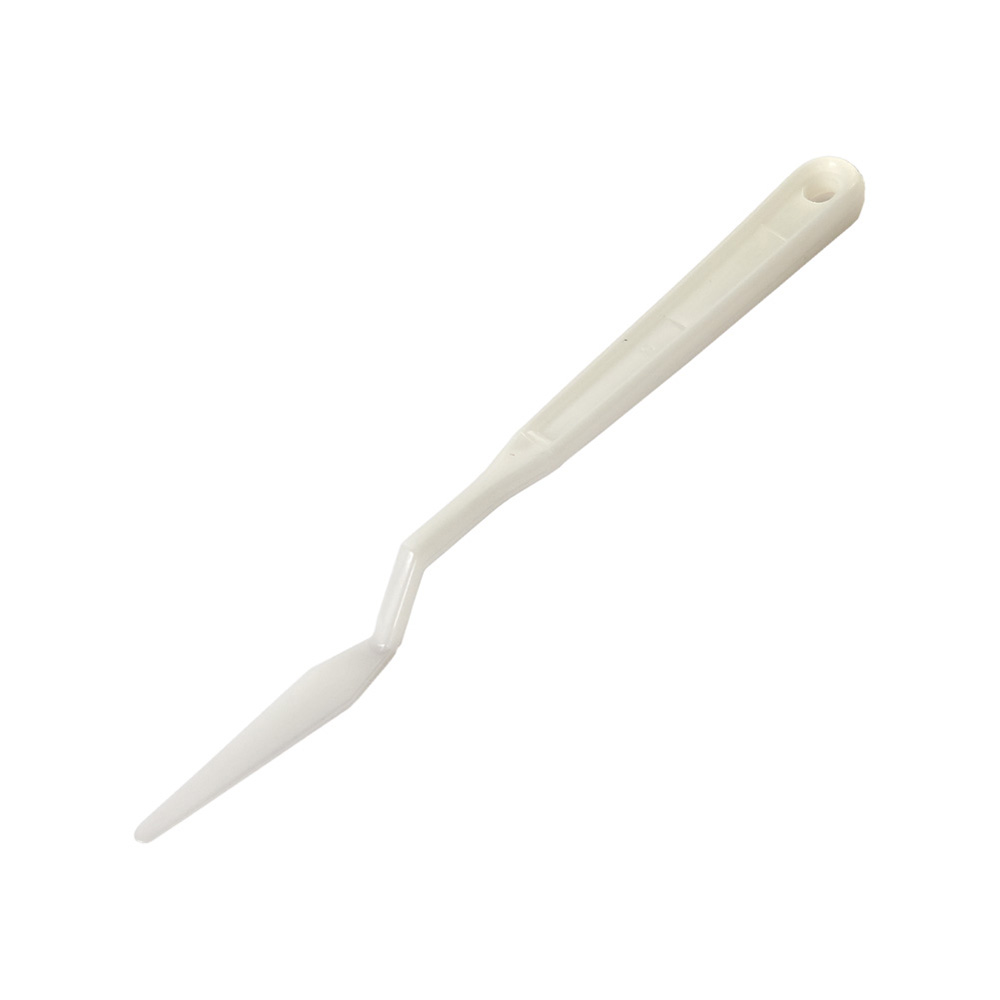 White Plastic Palette Knife – Shape 3 | Eduspace Supplies