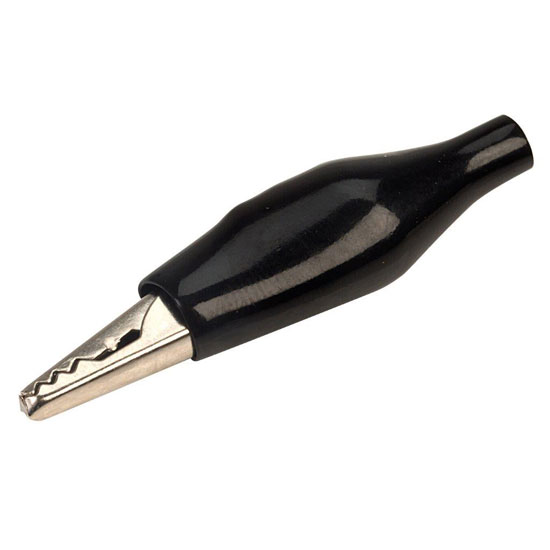 Miniature Crocodile Clips – Black. Pack of 10 | Eduspace Supplies