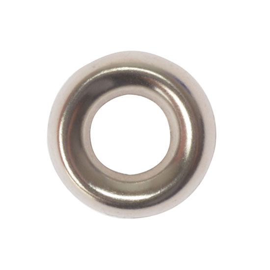 Surface Screw Cups – No. 8 – Nickel Plate. Pack of 200 | Eduspace Supplies