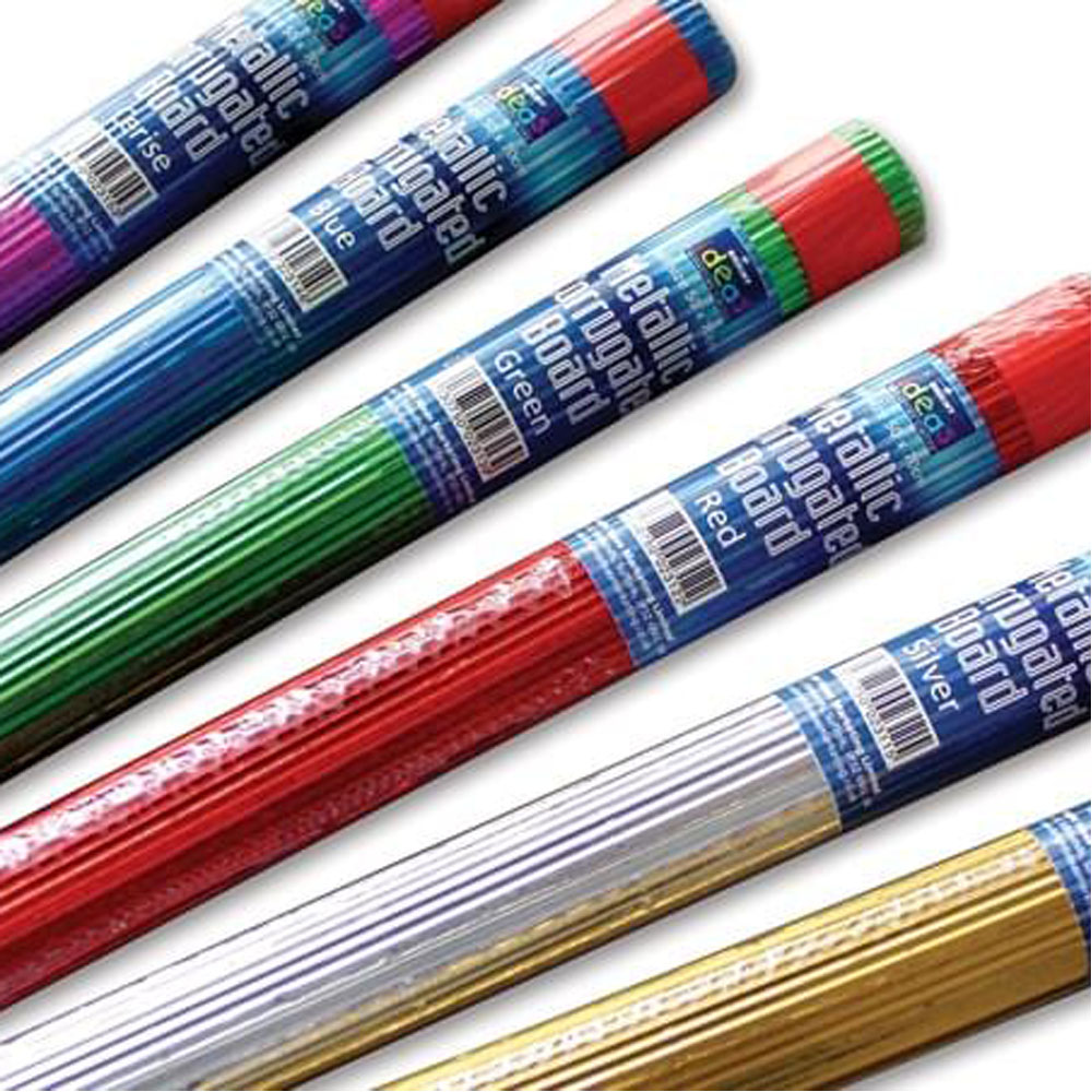 Metallic Corrugated Card Rolls | Eduspace Supplies