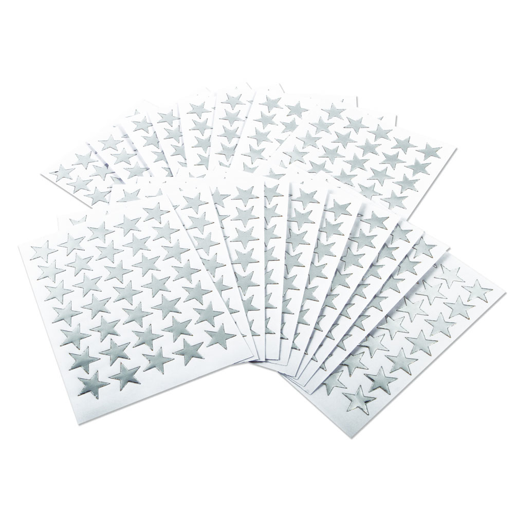 Peel & Stick Stars – Silver | Eduspace Supplies