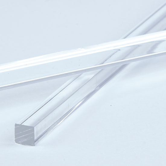 Clear Square Acrylic Rod – 500mm x 12mm | Eduspace Supplies