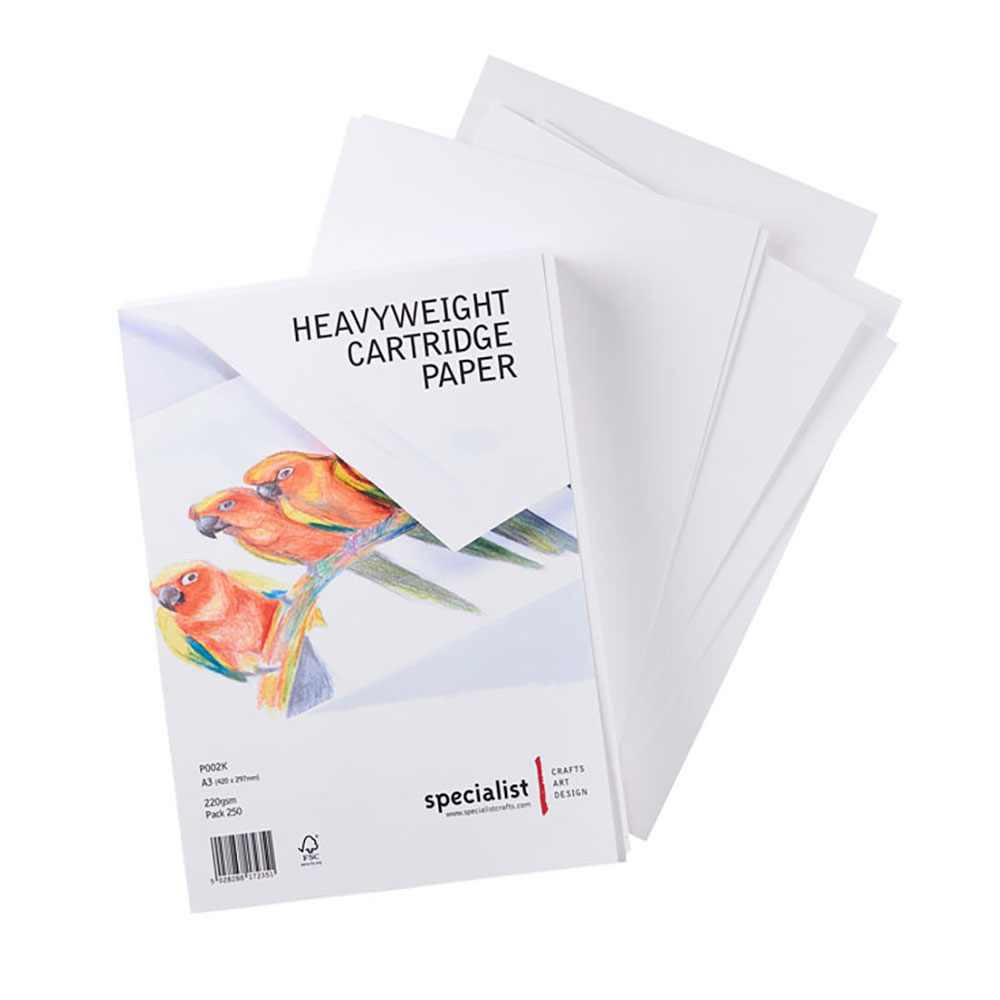 Heavyweight Cartridge Paper 220gsm – A3. Pack of 250 | Eduspace Supplies