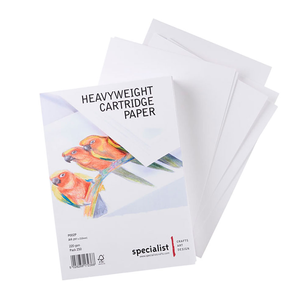 Heavyweight Cartridge Paper 220gsm – A4. Pack of 250 | Eduspace Supplies