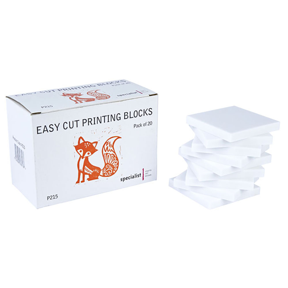 Specialist Crafts Easy Cut Printing Blocks Pack | Eduspace Supplies