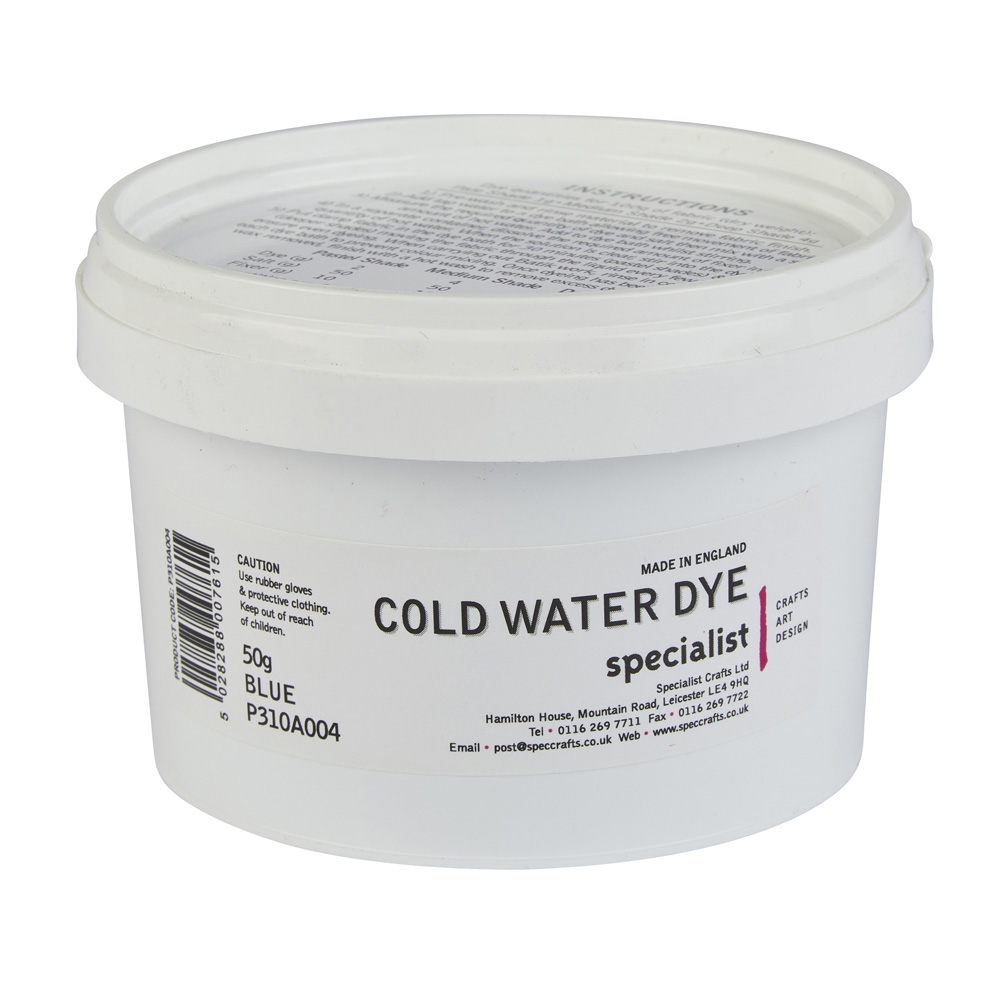 Specialist Crafts Cold Water Dyes 50g Tub – Blue | Eduspace Supplies