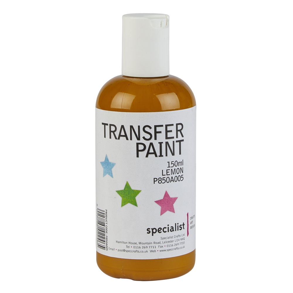 Specialist Crafts Transfer Paints 150ml – Lemon | Eduspace Supplies