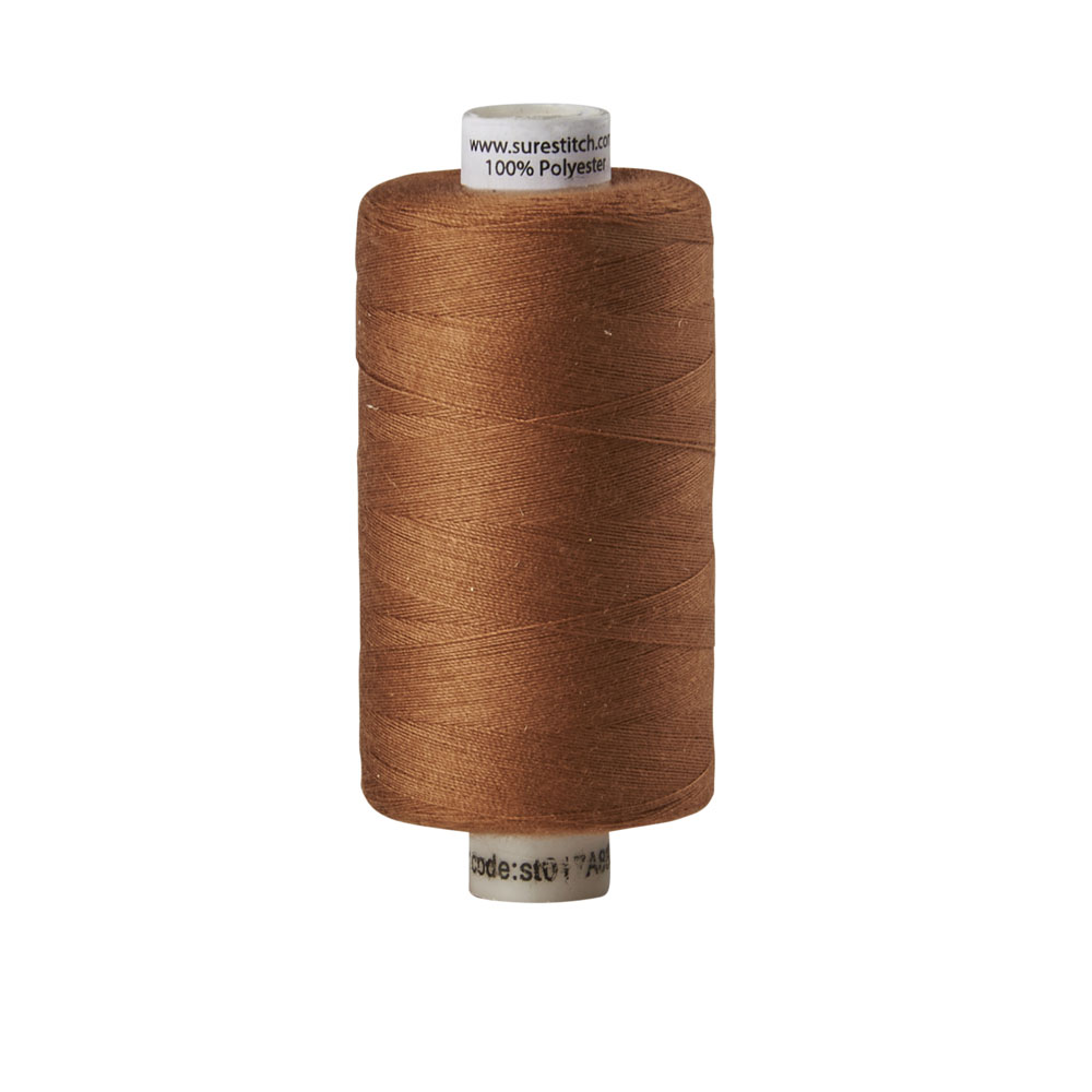 SureStitch Polyester Thread 1000m Reel – Light Brown | Eduspace Supplies