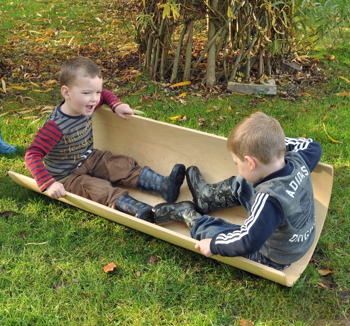 Indoor Large Wooden Tube Rocker | Eduspace Supplies