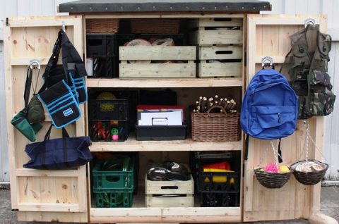 Assembled Ace Narrow Storage Shed | Eduspace Supplies