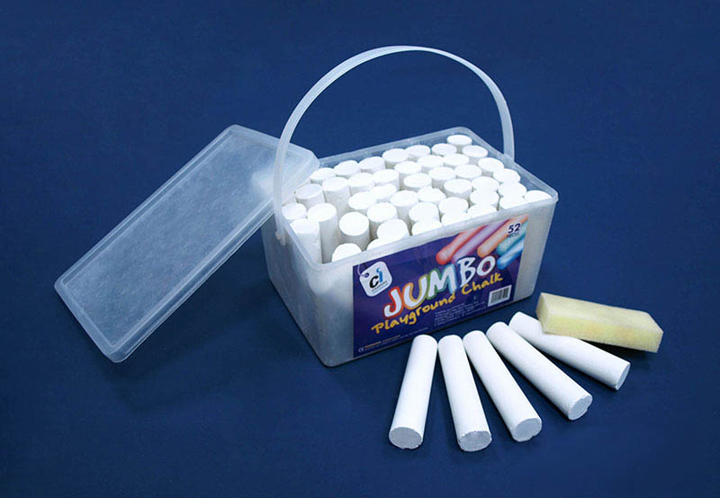 Playground Chalk White (Jumbo) (52Pk) | Eduspace Supplies