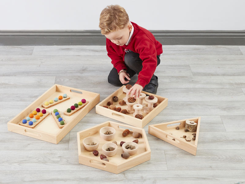 Maths Shape Trays (4Pk) | Eduspace Supplies