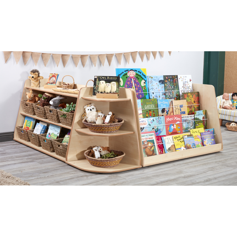 Low Maple Book Readers Corner (3Pk) | Eduspace Supplies