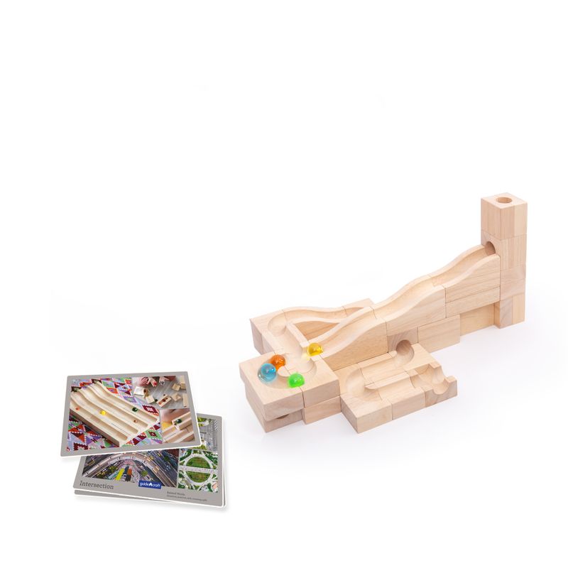 Unit Block Wooden Marble Run | Eduspace Supplies
