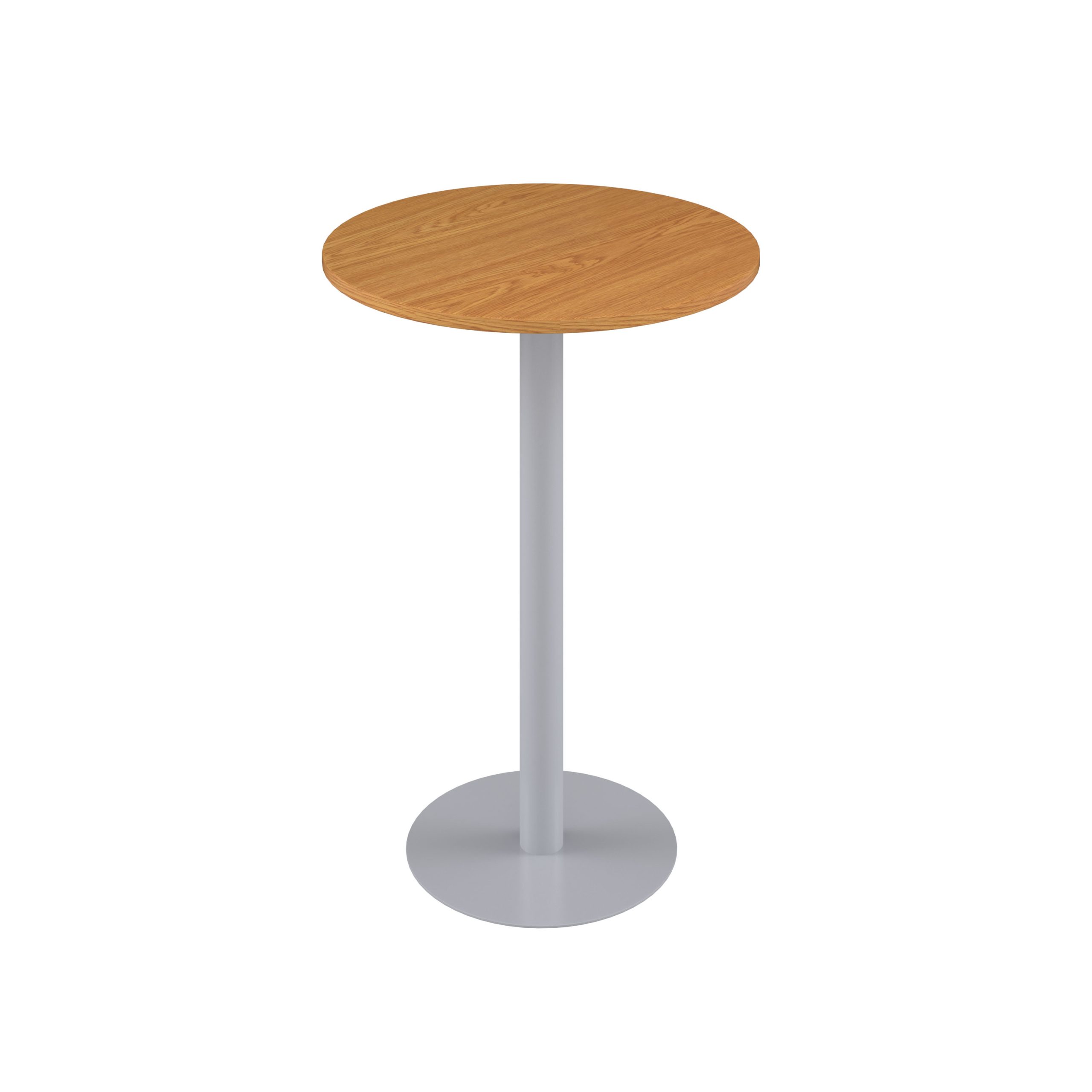 Contract Table High | 600mm | Nova Oak/Silver | Eduspace Supplies