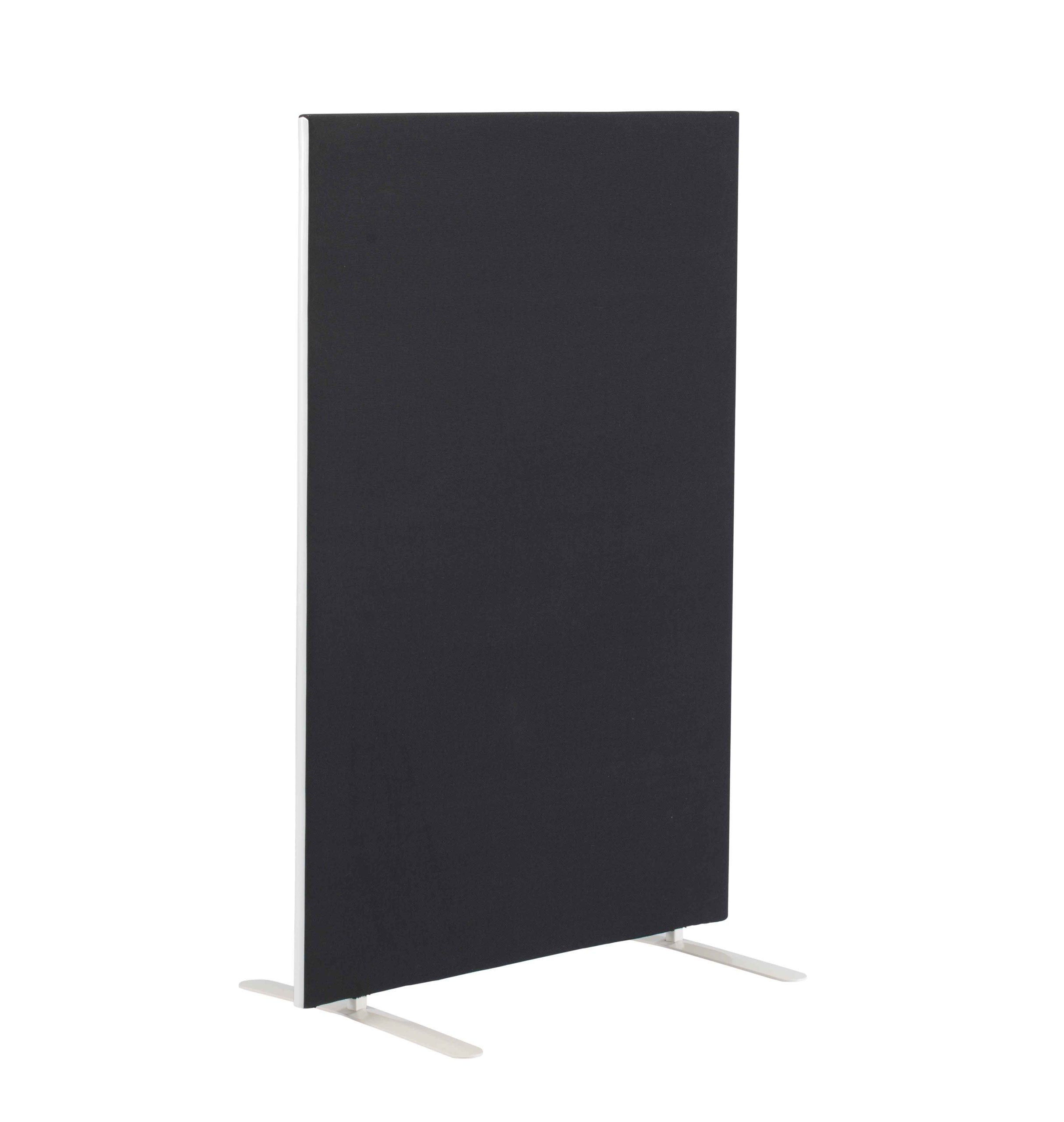 Floor Standing Screen Straight | 1400W X 1800H | Black | Eduspace Supplies