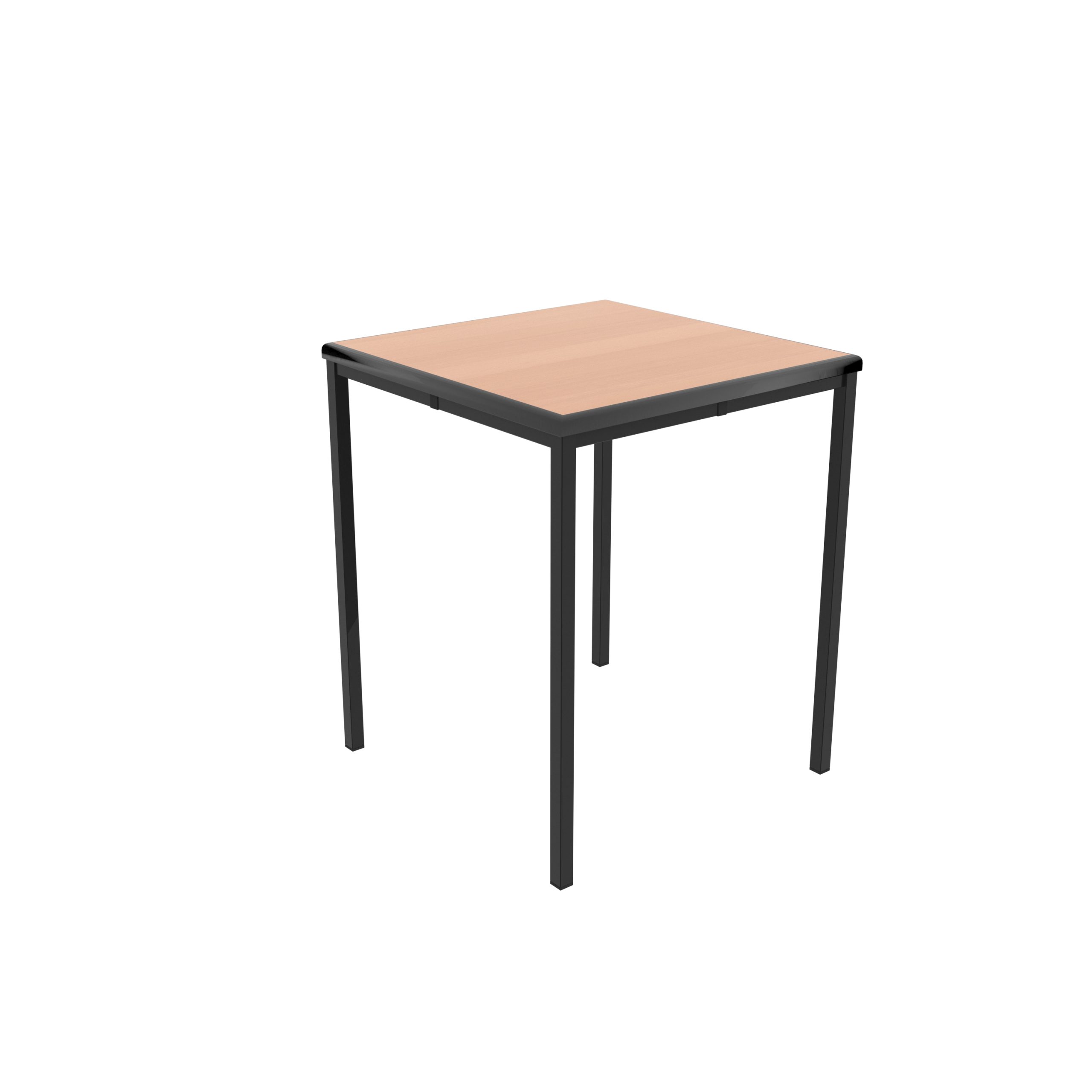 Titan Table | 600 X 600 X 760 | Beech/Black | Eduspace Supplies