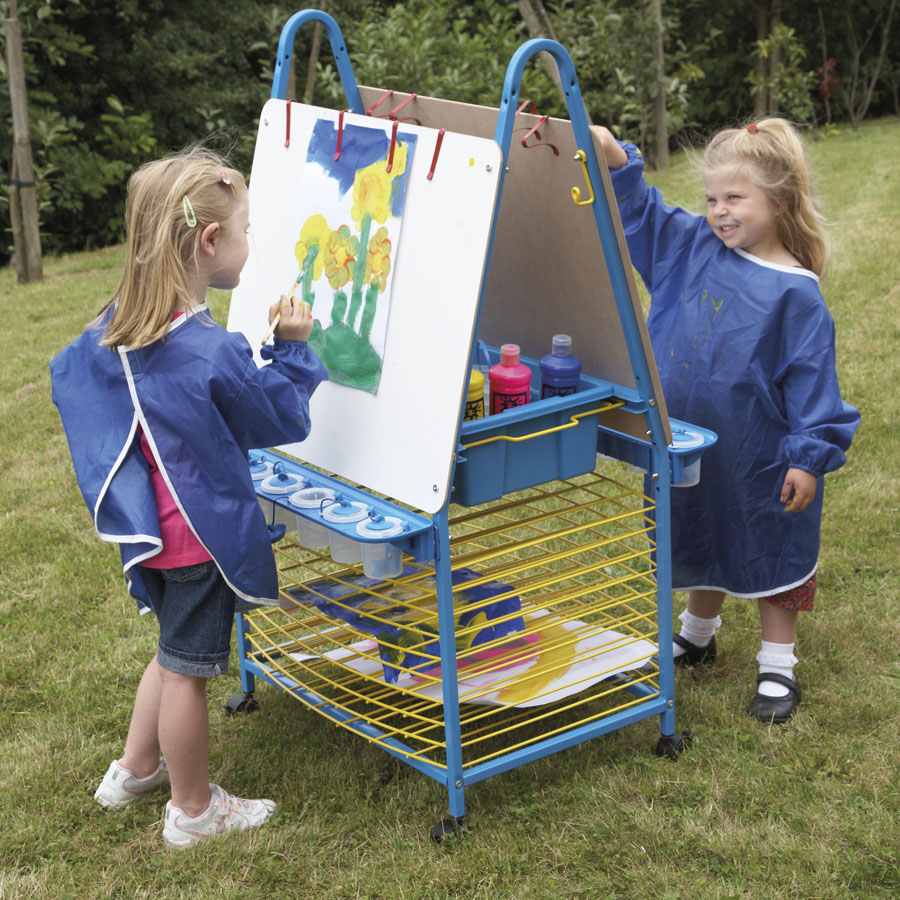 Double Sided Easel With Drying Rack | Eduspace Supplies