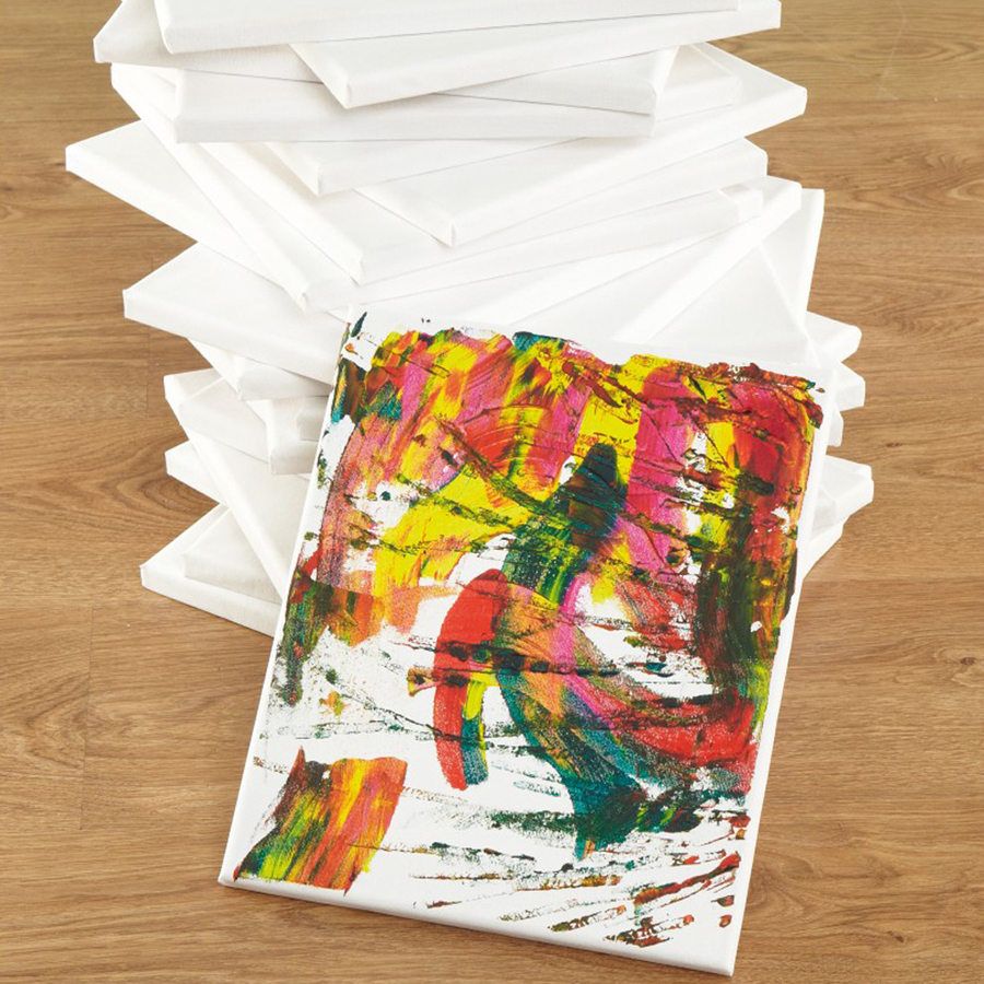 Stretched, Primed Canvas 25 x 30.5cm 20pk | Eduspace Supplies