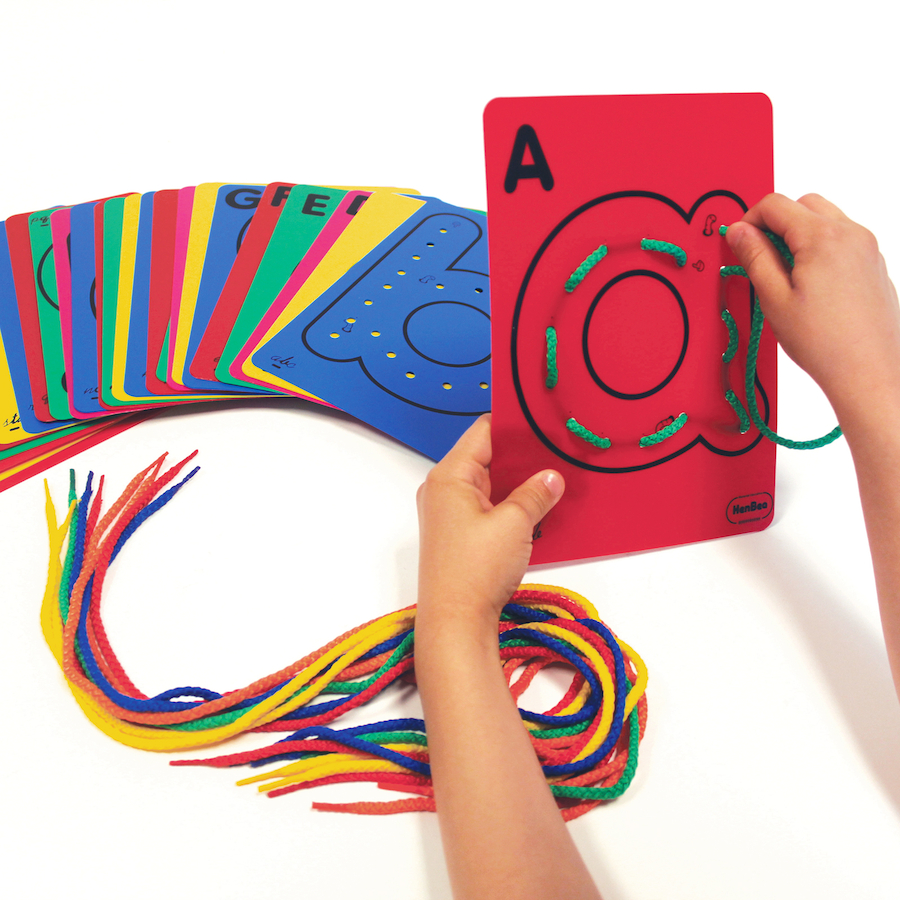 Large Lacing and Threading Alphabet Letters 26pk | Eduspace Supplies