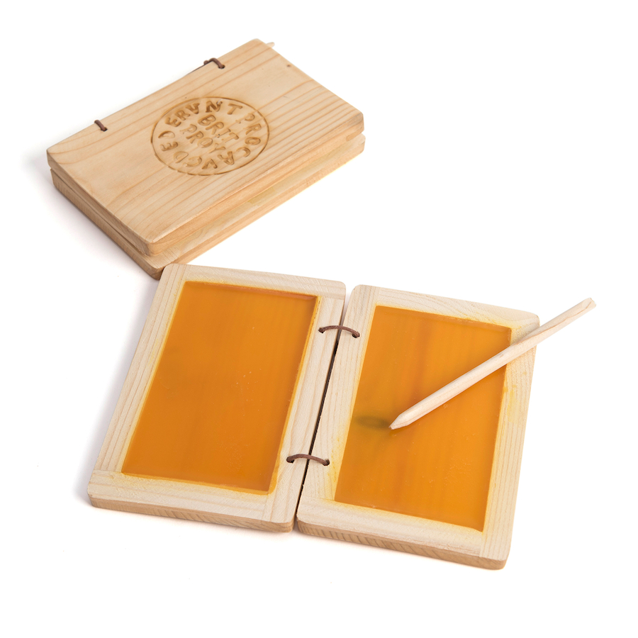 Wax Tablets and Styli With Army Stamp 2pk | Eduspace Supplies