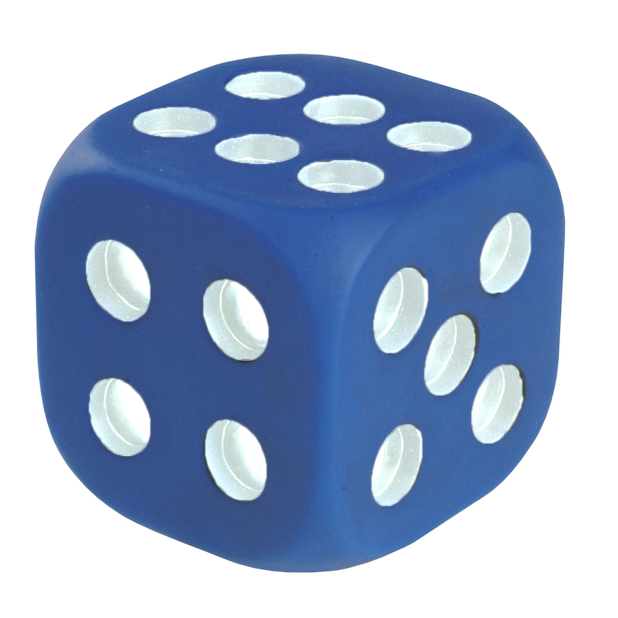 Giant Rubber Dots Dice With Indented Dots | Eduspace Supplies