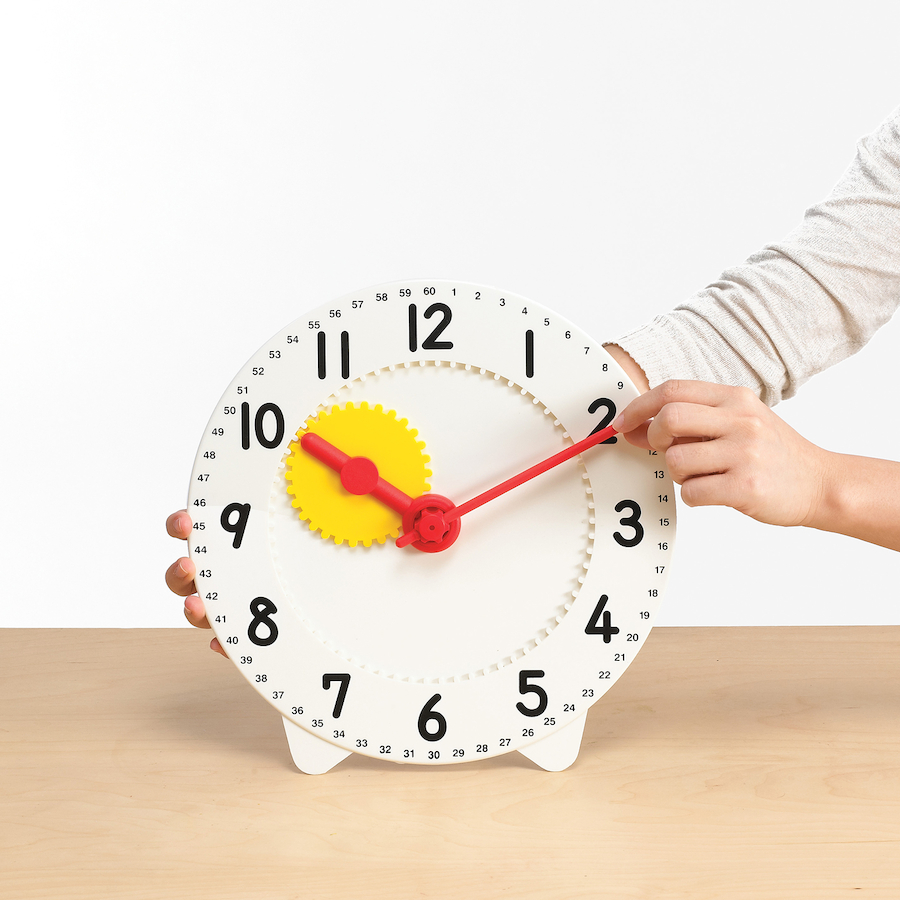 Geared Plastic Teaching Clock | Eduspace Supplies