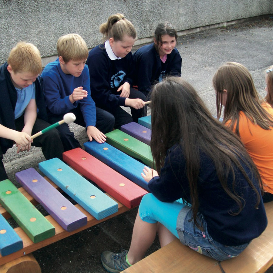 Coloured Giant Outdoor Xylophone | Eduspace Supplies