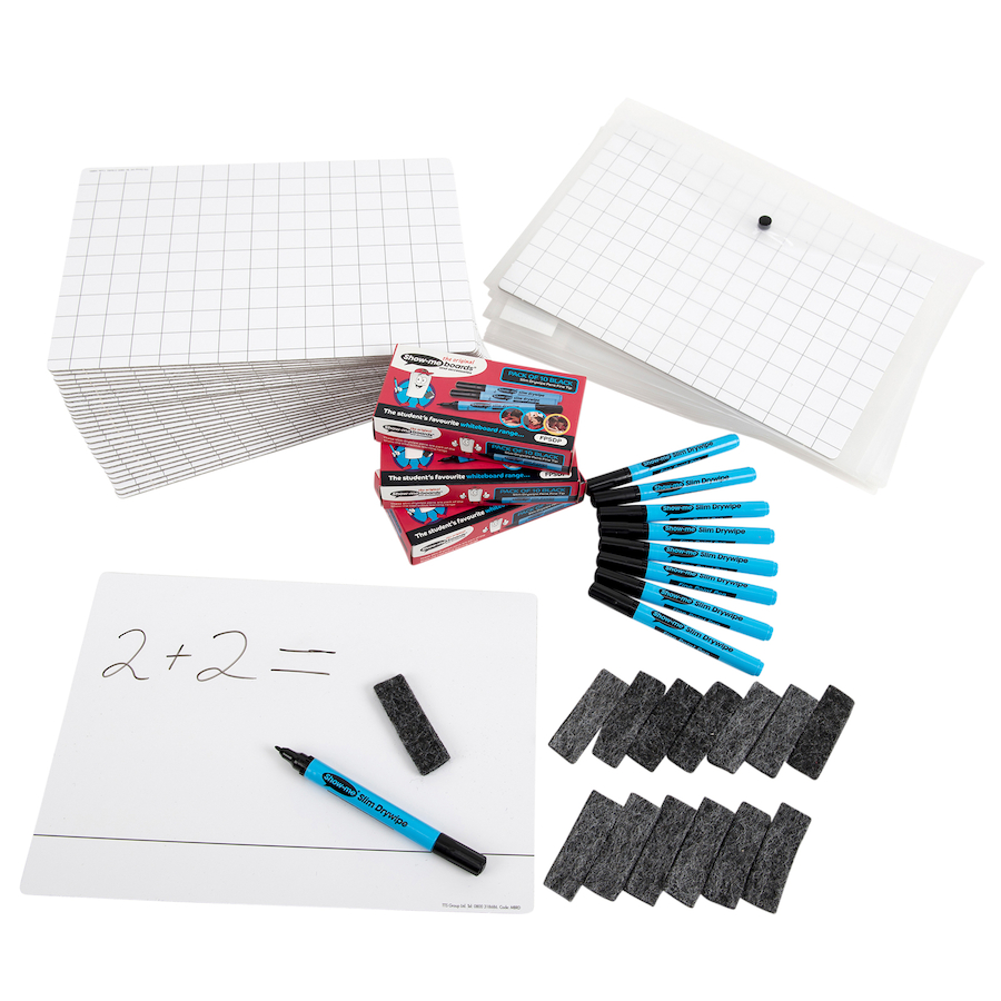 Dry Wipe Double Sided Whiteboards 30pk | Eduspace Supplies