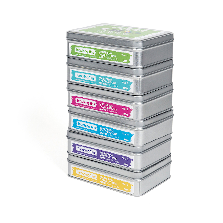 Teaching Tins Mastering Calculation Activity Cards | Eduspace Supplies