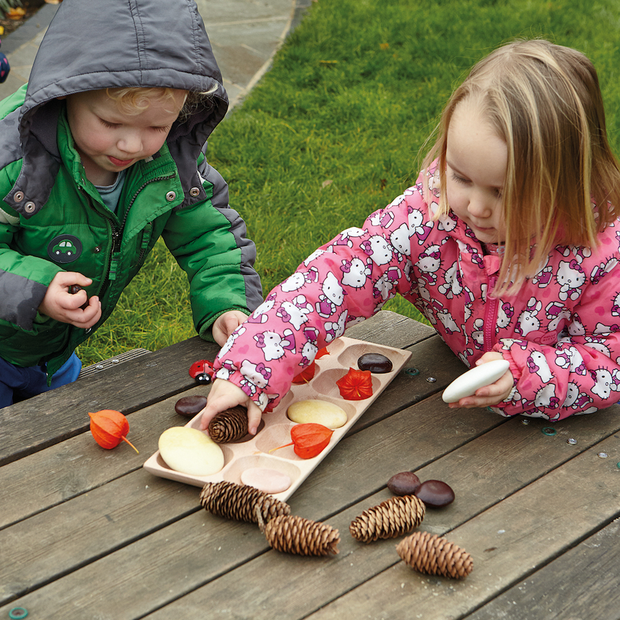 Wooden Ten Frame Counting Tray | Eduspace Supplies