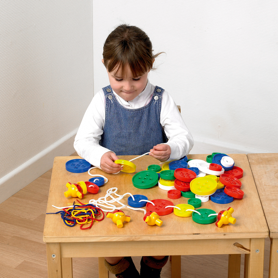 Giant Lacing Buttons 54pk | Eduspace Supplies
