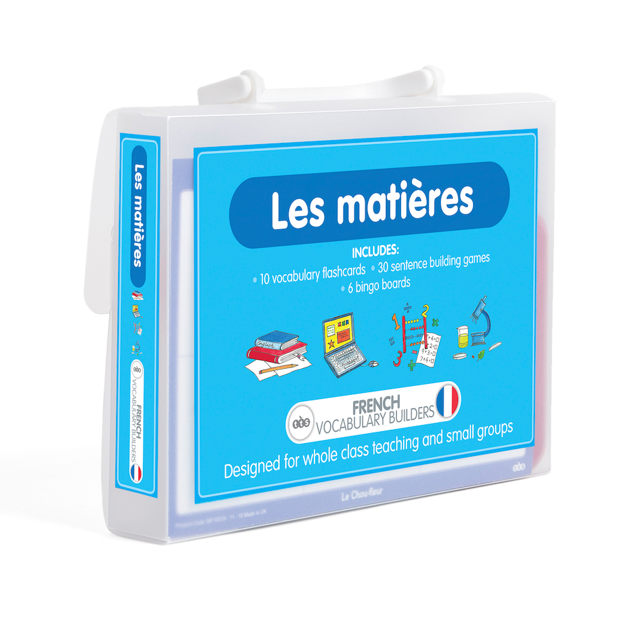 French Vocabulary Builders – School Subjects | Eduspace Supplies