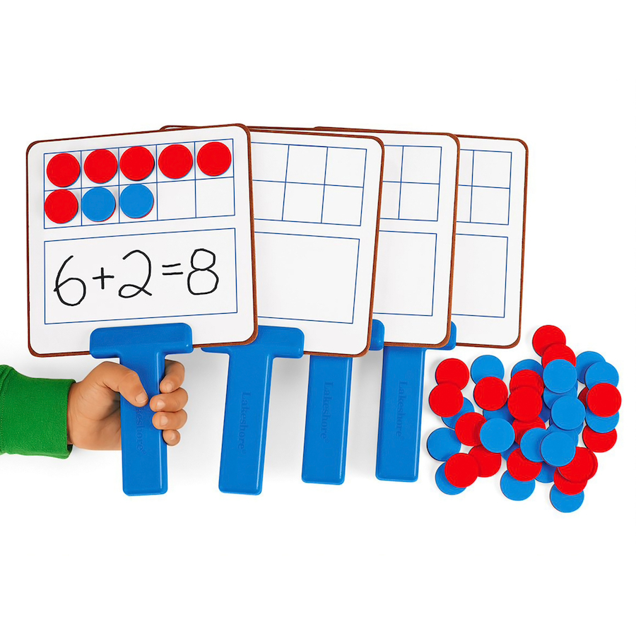 Ten Frame Magnetic Answer Boards – 4pk | Eduspace Supplies