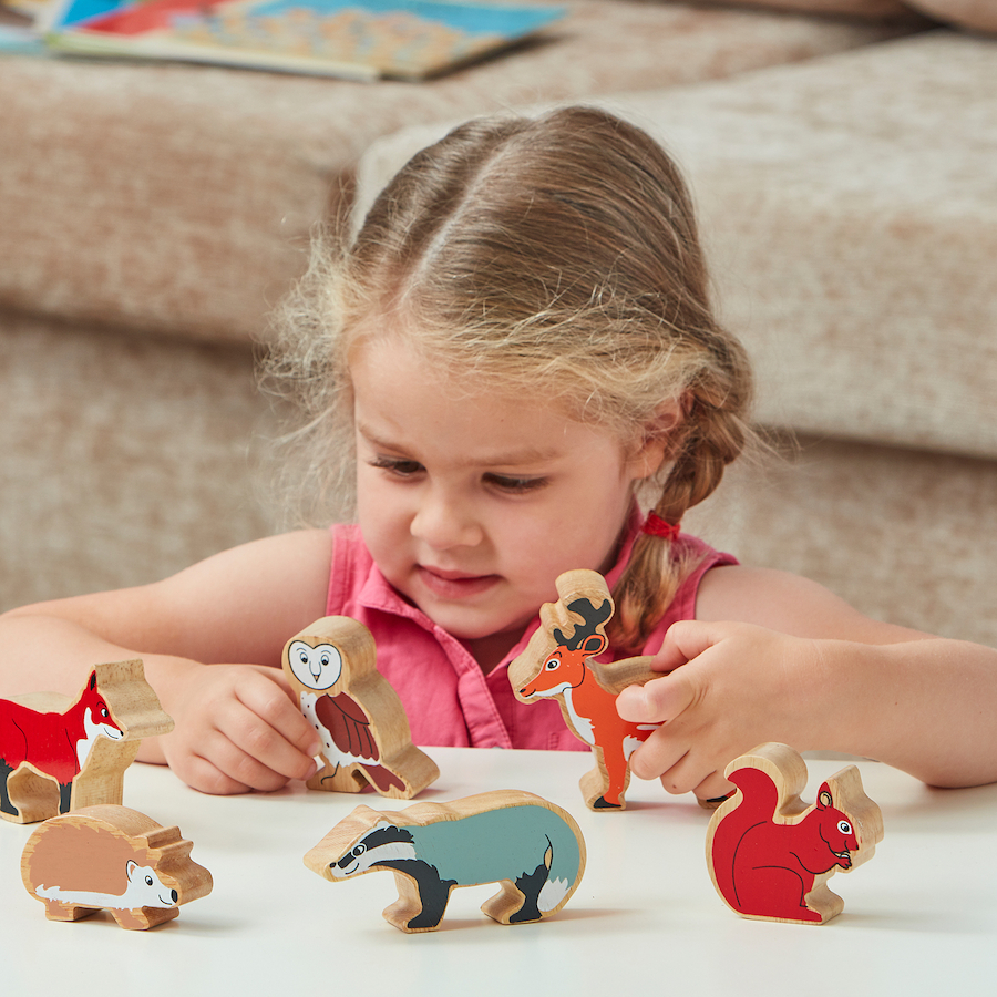 Wooden Woodland Animal Set | Eduspace Supplies