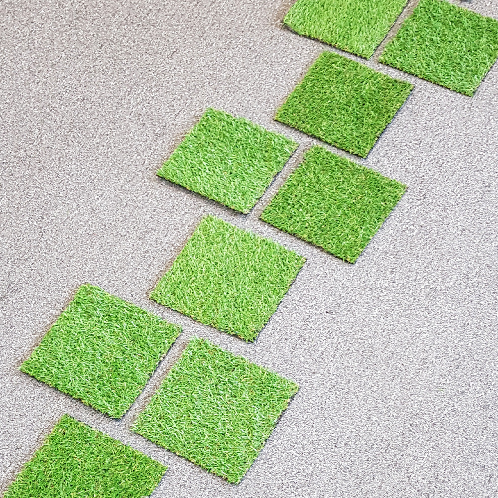 Grass Shapes – Squares (Pack of 10) | Eduspace Supplies